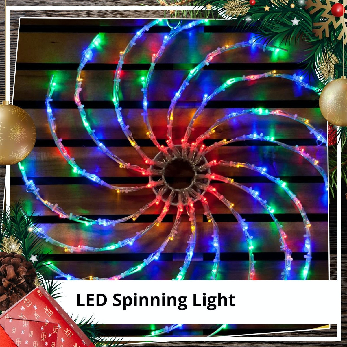 LED Spinner Light 50cm – Christmas Lights Shop
