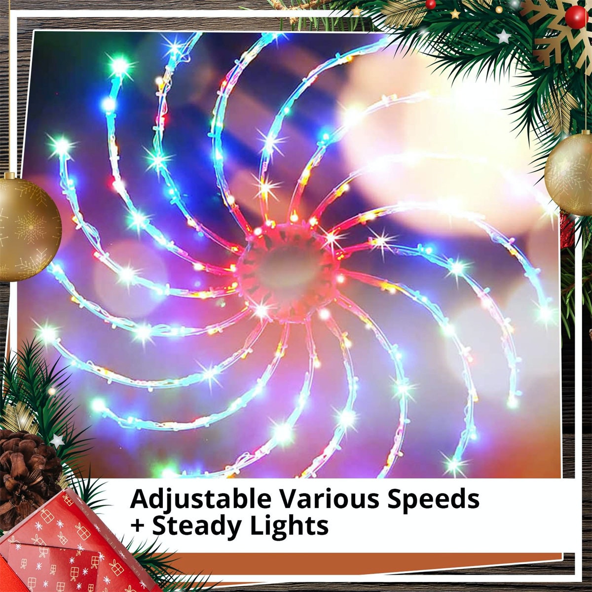LED Spinner Light 50cm – Christmas Lights Shop