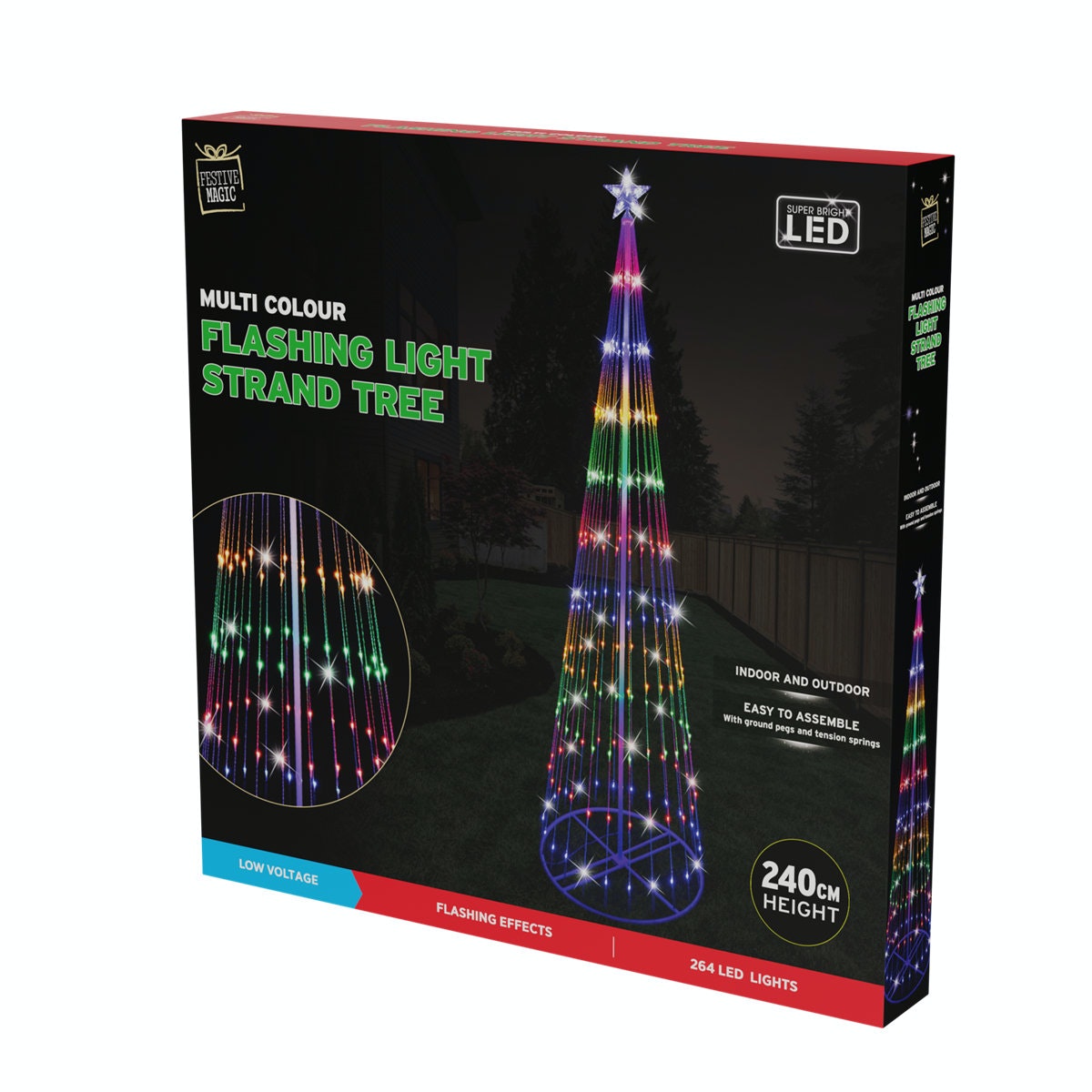 LED Digital Strands Tree 2.4m – Christmas Lights Shop